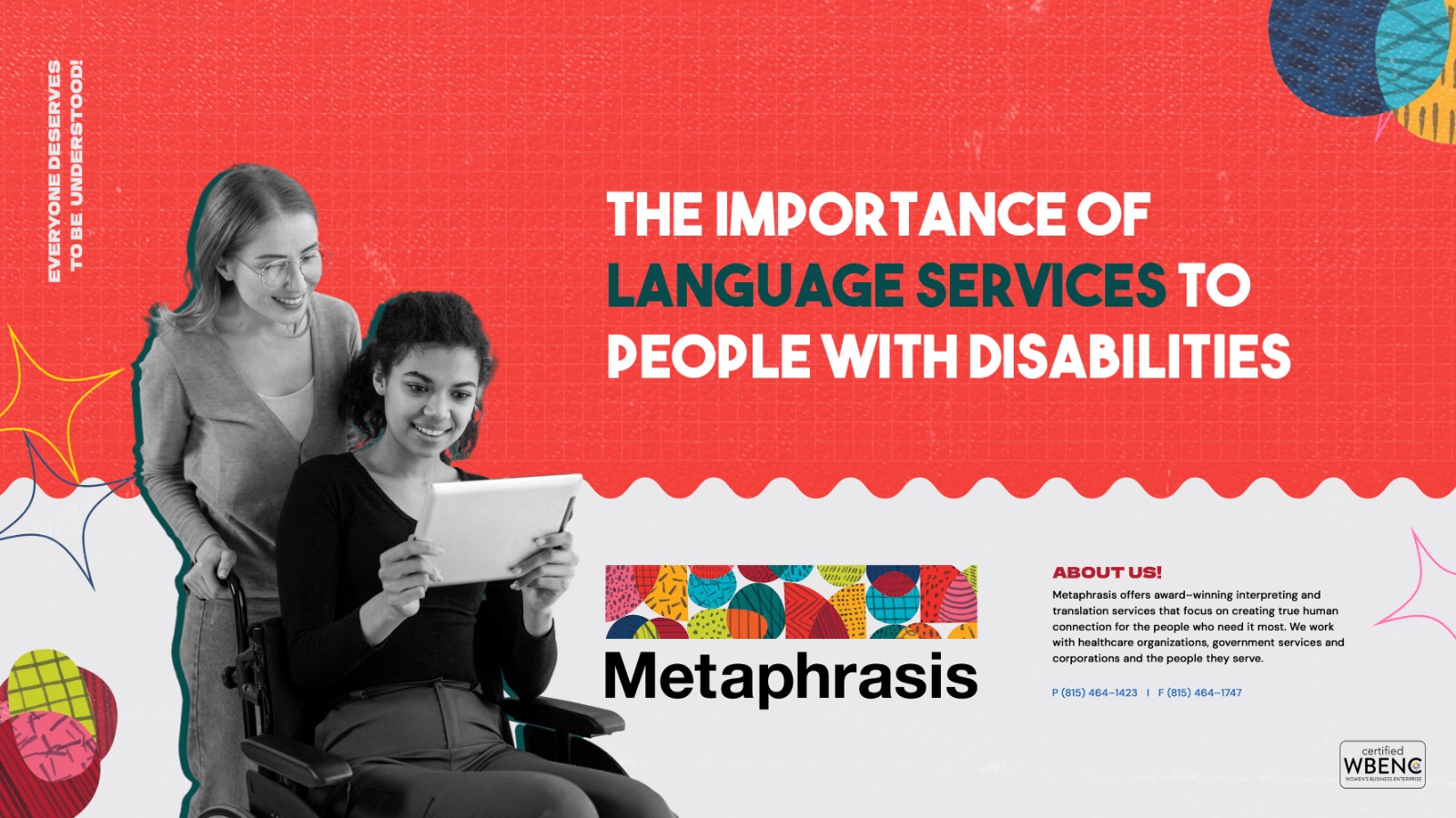 The Importance of Language Services to People with Disabilities